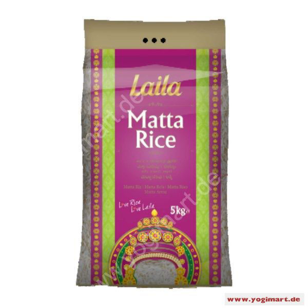 Laila Matta Rice 5kg - Yogi Mart - Online Indian Grocery Store