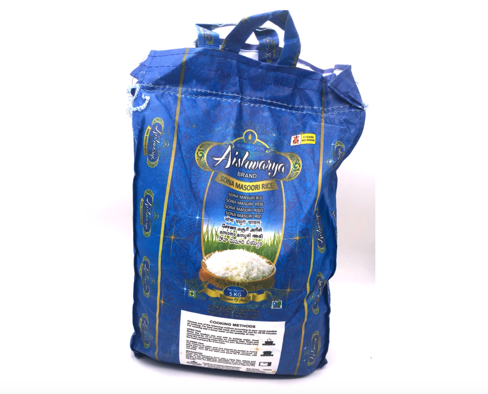 Aishwarya Brand Sona Masoori Rice 5kg - Yogi Mart - Online Indian ...