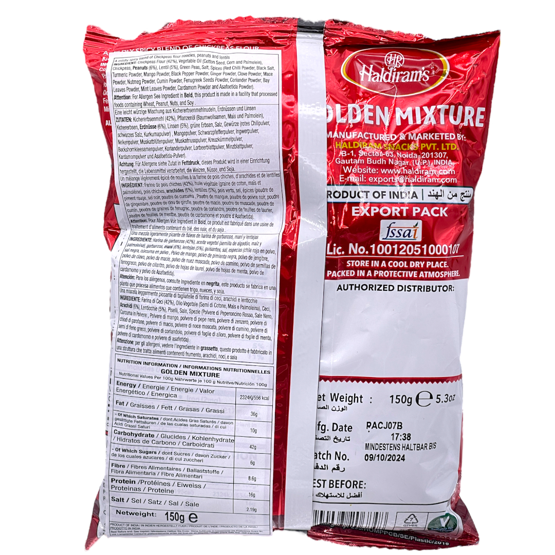 Haldiram Golden Mixture 150g - Yogi Mart - Online Indian Grocery Store