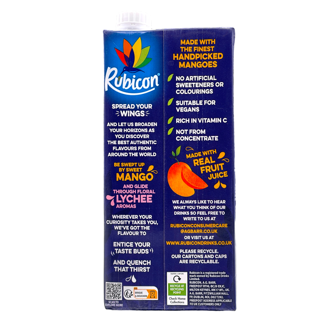 Rubicon Mango Juice Drink 1 LTR - Yogi Mart - Online Indian Grocery Store