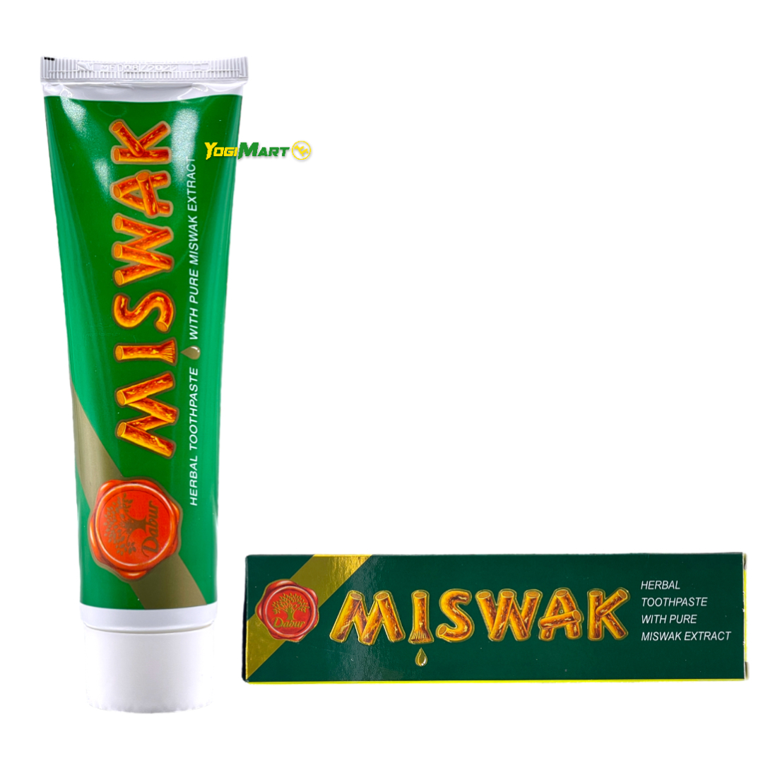 Dabur Herbal Miswak Toothpaste 100ml - Yogi Mart - Online Indian ...