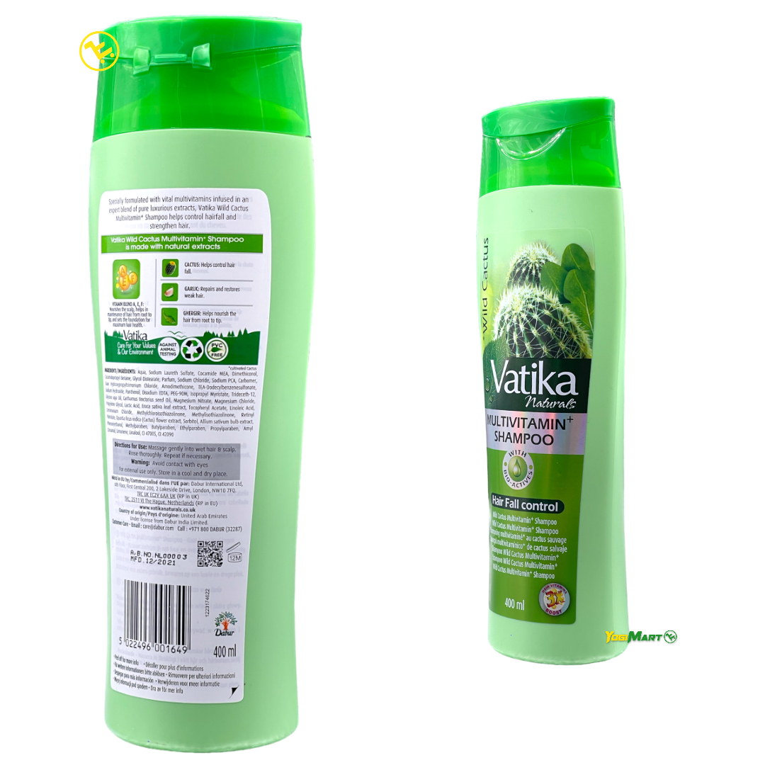Vatika Wild Cactus Shampoo 400ml - Yogi Mart - Online Indian Grocery Store