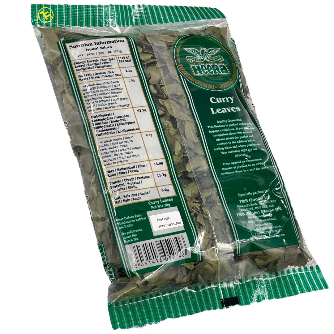 Heera Curry Leaves 20g - Yogi Mart - Online Indian Grocery Store